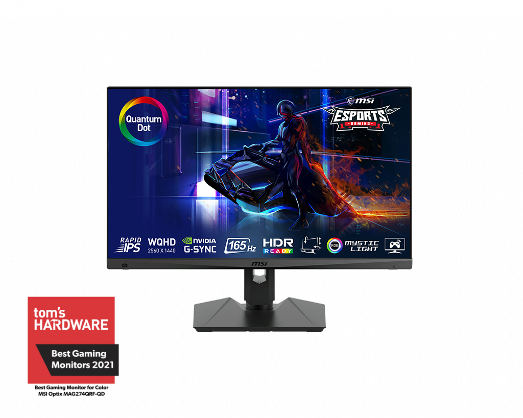 OPTIX MAG274QRF QD | WQHD Quantum Dot 165Hz 1ms GTG G-Sync | Sklep online MSI | Oficjalny sklep ...